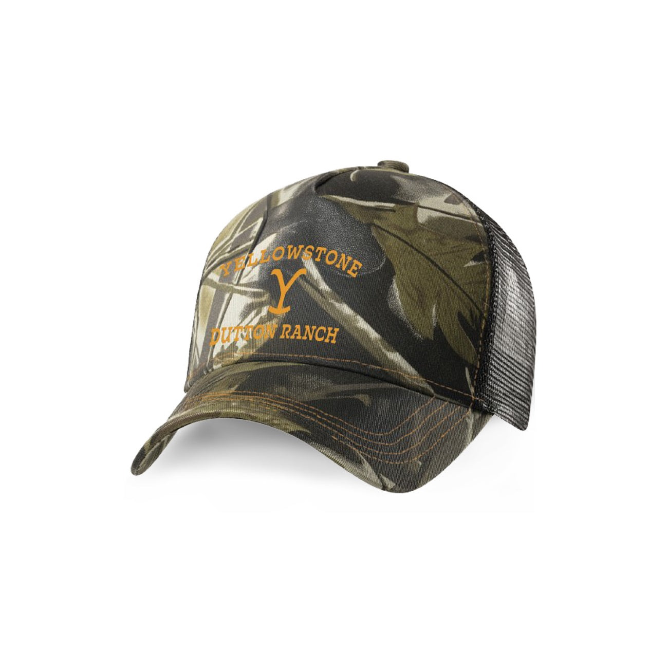 Yellowstone Camo Trucker Cap - Premium Snapback Hat | BlackHut – BLACKHUT