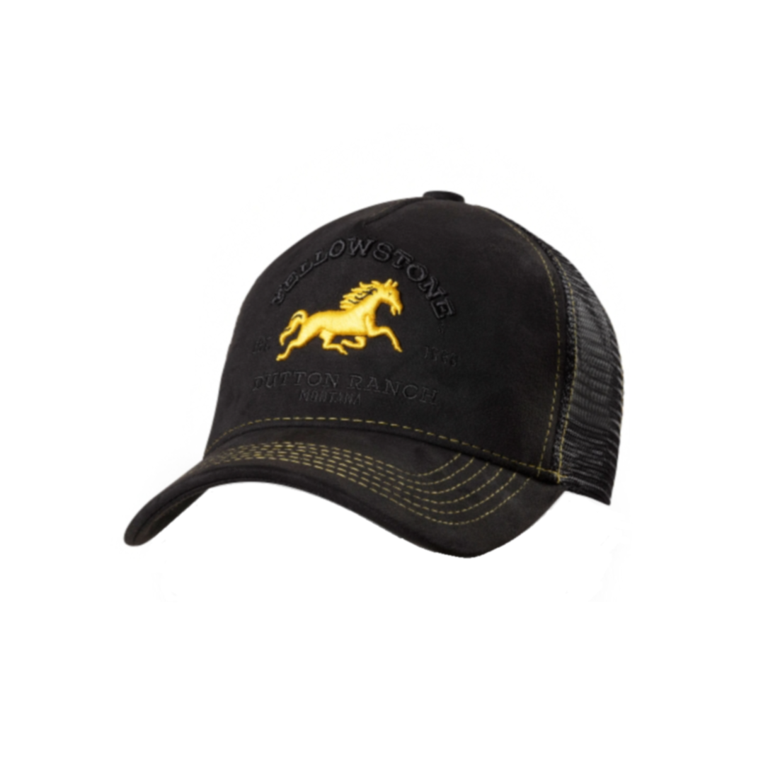 Yellowstone Ranch Trucker Cap | Premium Snapback Hat – BlackHut ...